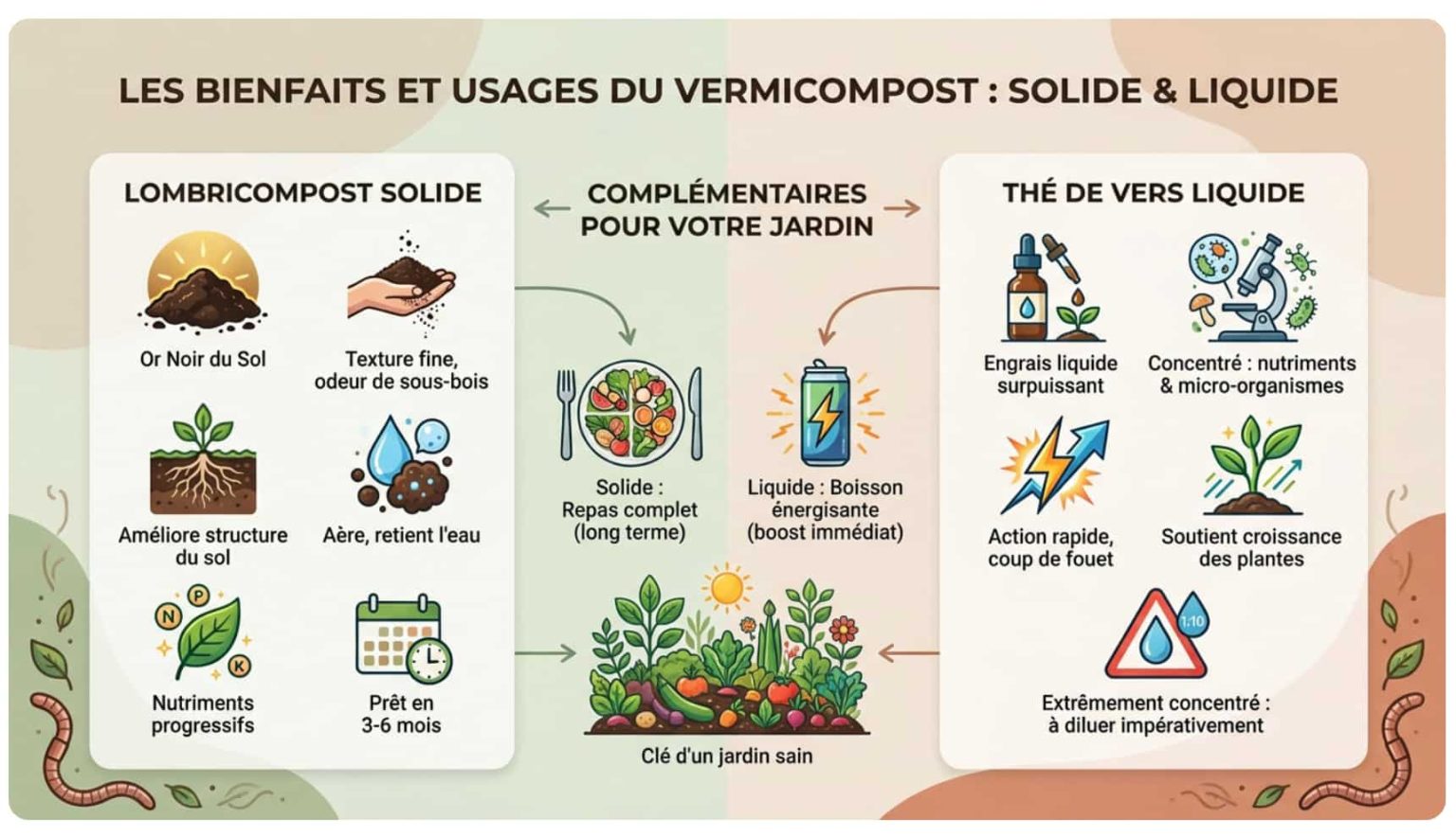 Comment utiliser un lombricompost : dosages, usages et conseils